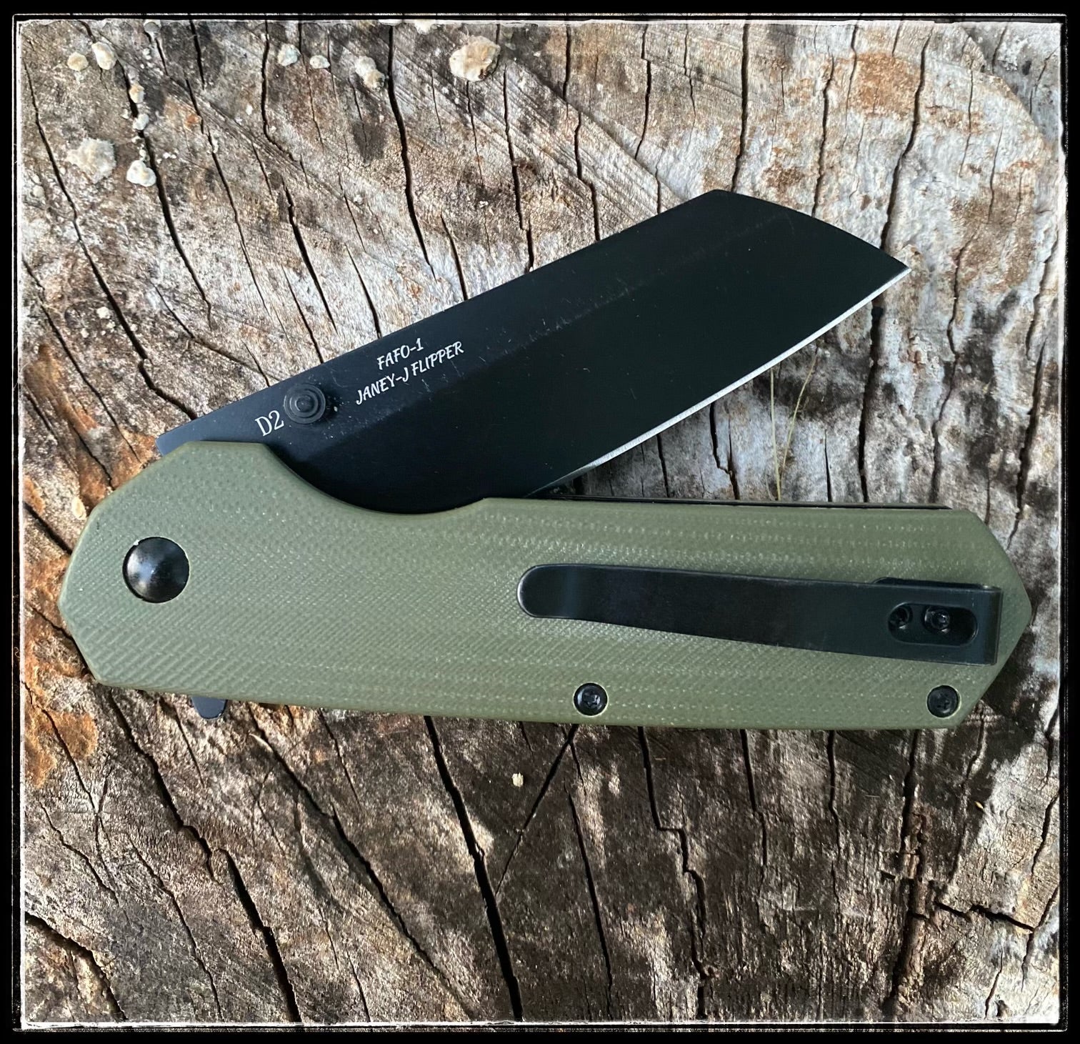 Justin Case Tactical FAFO-1 "JANEY-J" Flipper – Justin Case Tactical USA